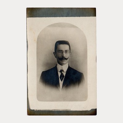 C19th Antique Portrait Photo of Turkish Man Ottoman Era | Mustache Man ...