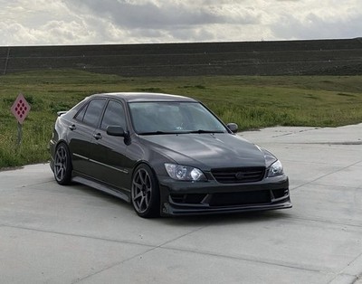 Vertex V1 Style Front Bumper Shaved Plate Holder FRP For Altezza ...