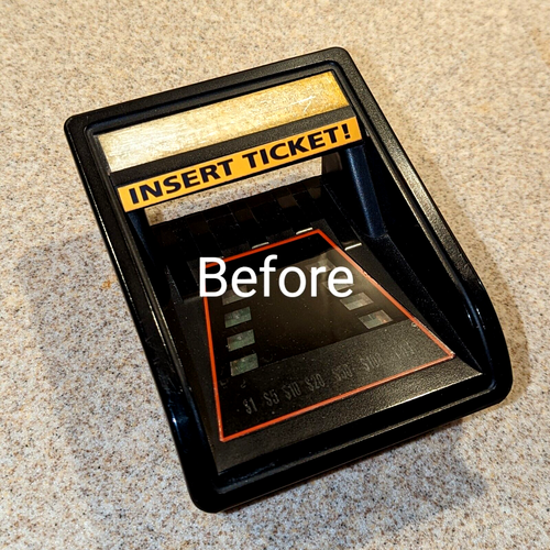 KONAMI Slot Machine VIDEO Slot JCM BV Bill Validator Bezel Decal ...