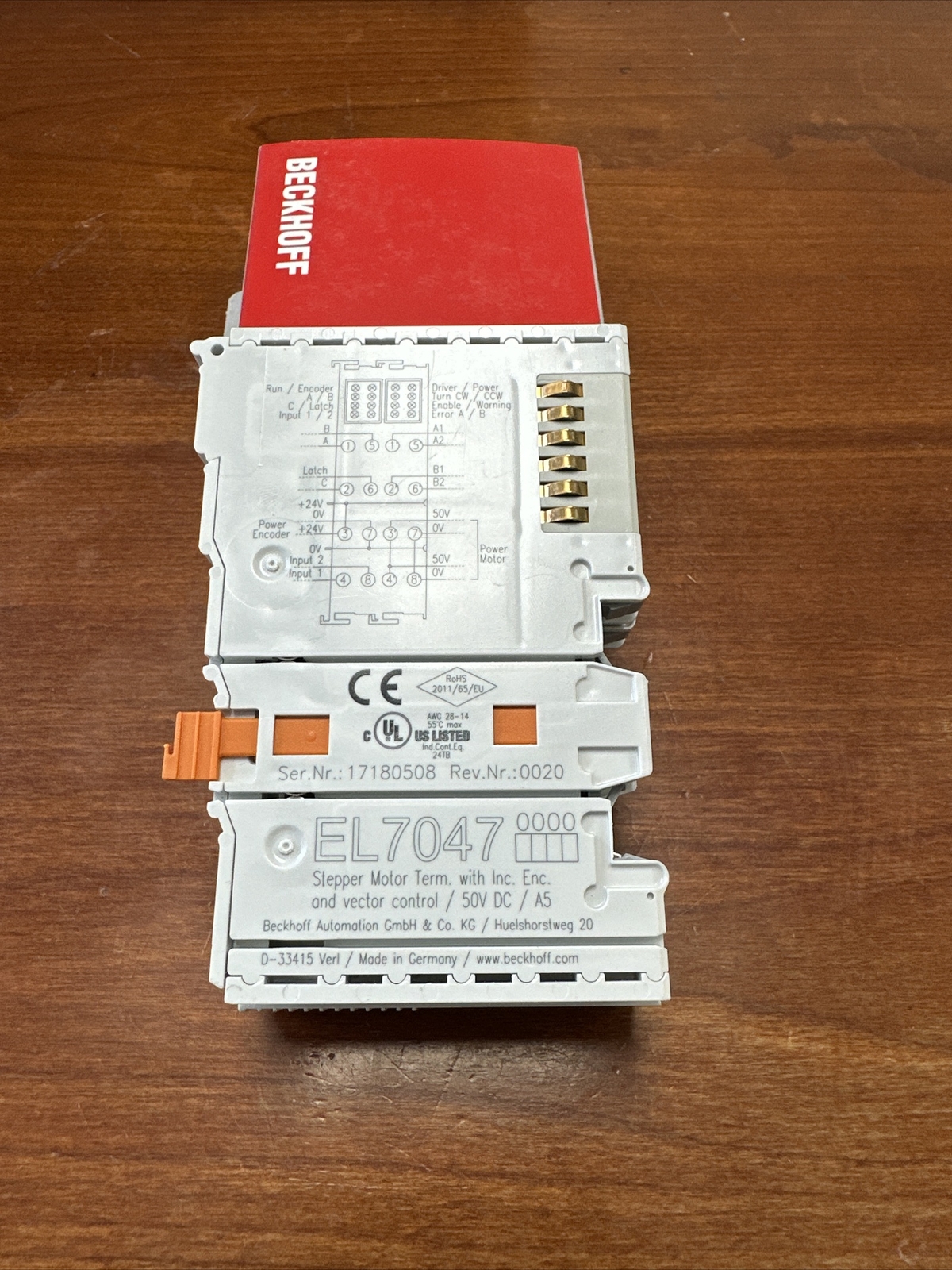 Beckhoff EL7047 PLC Processor Module for sale online | eBay