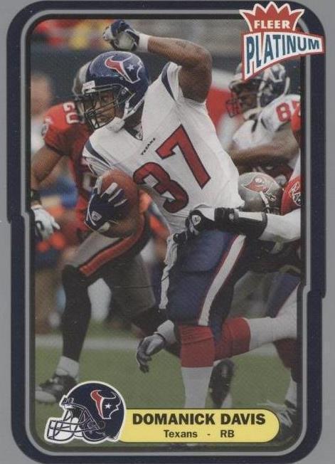 2004 Fleer Platinum - Domanick Davis #78 Platinum Finish /100 for sale ...
