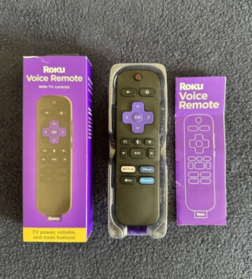 Roku Voice Remote Control RC-FA1 Netflix Disney+ AppleTV+ Paramount+ ...