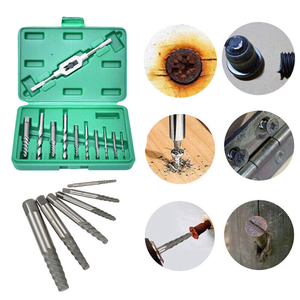 11x Damaged Broken Screw Extractor Drill Bit Bolt Stud Remover Easy Out ...