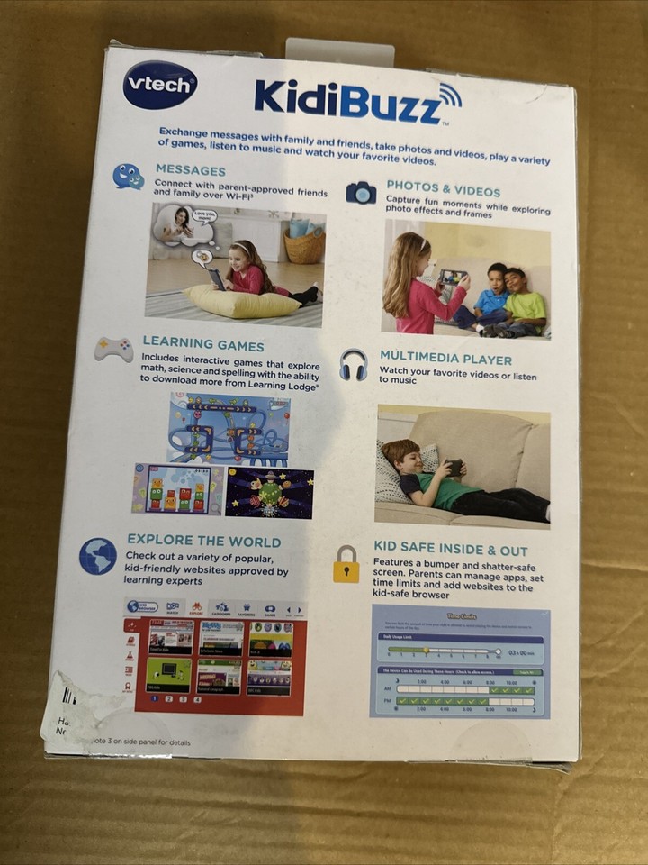 VTech 80-169500 KidiBuzz Smart Device Toy Phone for Kids Reset To ...