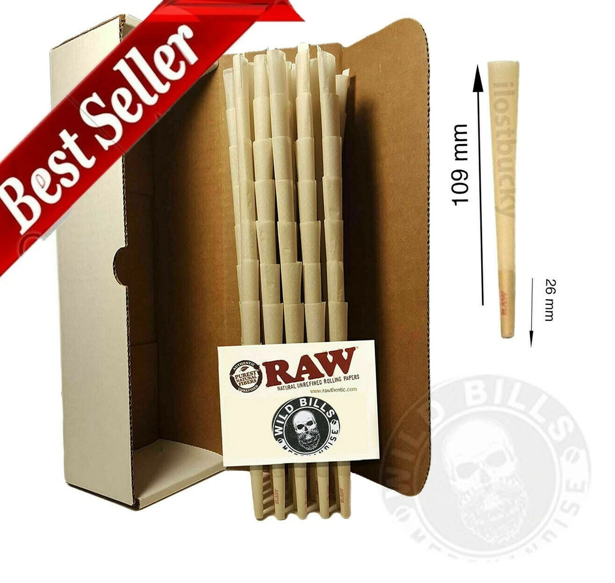 Raw Rolling Papers Cones