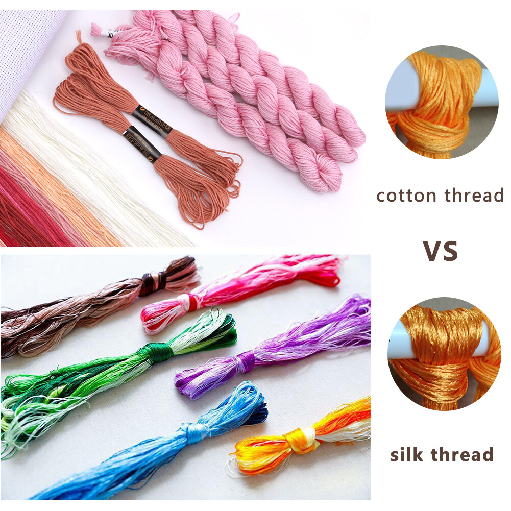 Full Embroidery Silk Thread 11CT Printed Landscape Cross Stitch Kit Art ...