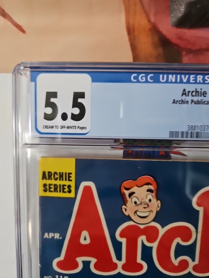 Archie 118 1961 GD VG Harry Lucey Veronica GGA Headlights Lipstick Kiss ...