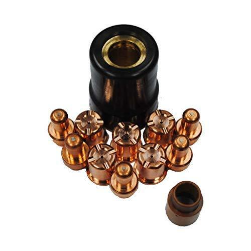 CB50 Torch Consumables Kit 12pc Electrode/Tip/Retaining Cup/Swirl Ring ...