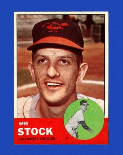 1963 Topps Set-Break #438 Wes Stock EX-EXMINT *GMCARDS* | eBay