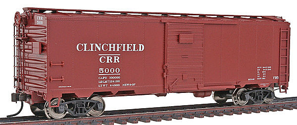 ATLAS HO-scale MASTER LINE 1932 ARA 40-ft STEEL BOXCAR CLINCHFIELD CRR ...