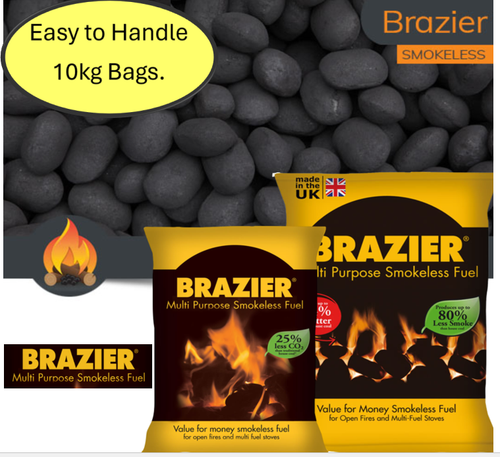 Brazier Premium Smokeless Coal/Fuel 10kg | eBay UK