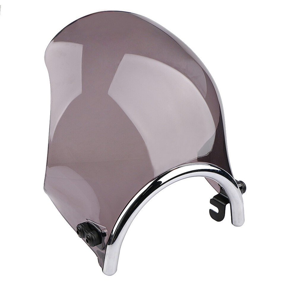 Universal Motorcycle Screen Bike Windscreen Smoke Tint Fly Screen ...