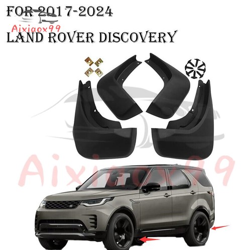 Black Splashproof Fender Accessories 4pcs For 2020-2024 Land Rover ...