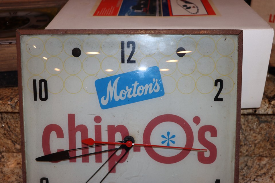 Vintage Pam Clock Face Original 1961 Morton's Chip-O's Corn Chips | eBay