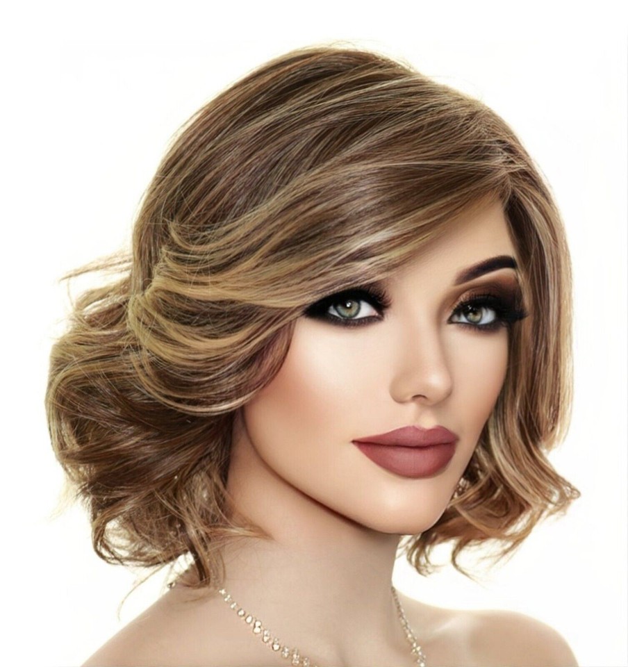 Bombshell Bob Wig | Classic Cap Heat Safe | R11S+ | Glazed Mocha | eBay