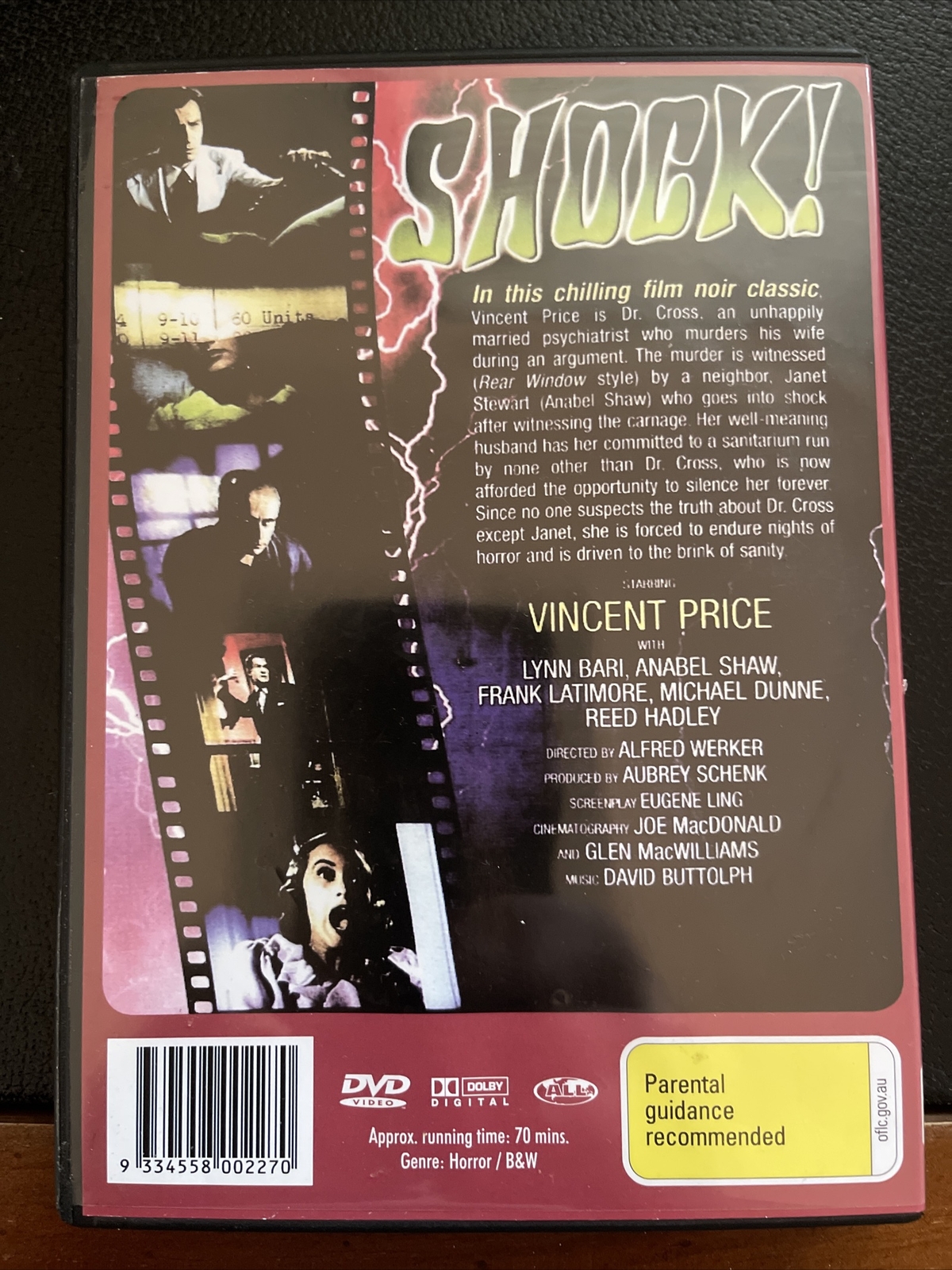 Shock - DVD Vincent Price | eBay