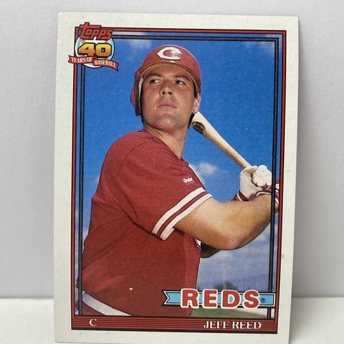 1991 Topps #419 Jeff Reed Reds | eBay