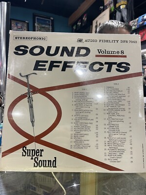 Sound Effects Vol 8 1965 Audio Fidelity SS LP DFS 7043 NY Mets Jets new ...