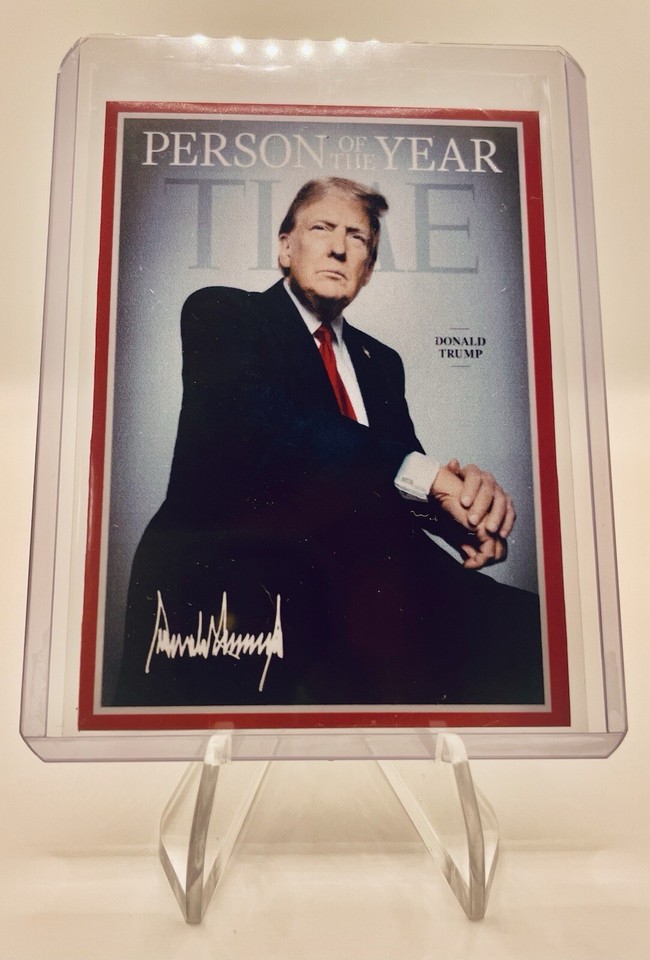 DONALD TRUMP Time Magazine Person Of The Year Custom Trading Card | eBay