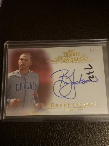 2013 TOPPS TRIBUTE BRETT JACKSON TA-BJ3 #3/5 !! AUTOGRAPH | eBay