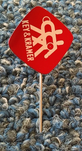 KEY & KRAMER, vintage pin, badge 1960s, Netherlands metal pin ! | eBay