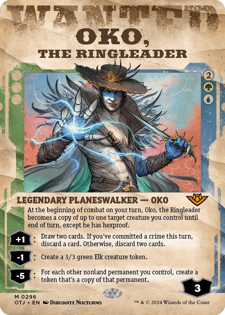 Oko, the Ringleader (Showcase) Outlaws of Thunder Junction Foil for ...