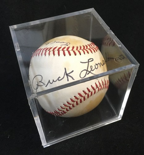 Autographed Baseball Buck Leonard, Cool Papa Bell, Judy Johnson Negro ...
