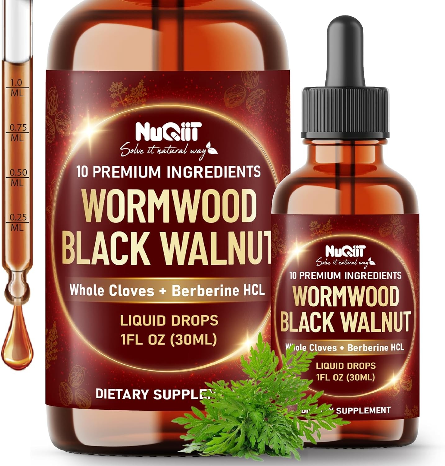 10in1 Parasite Cleanse Extract Wormwood Liquid Drops with Wormwood ...