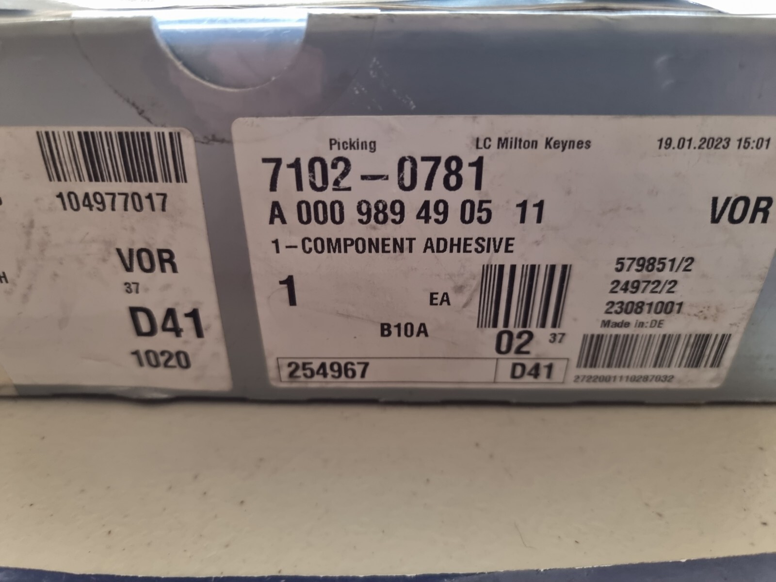 Genuine Mercedes-Benz One-component Adhesive A0009894905 for sale ...
