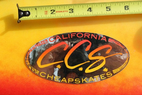 CCS California Cheapskates Skateboards Distribution V14a Vintage ...