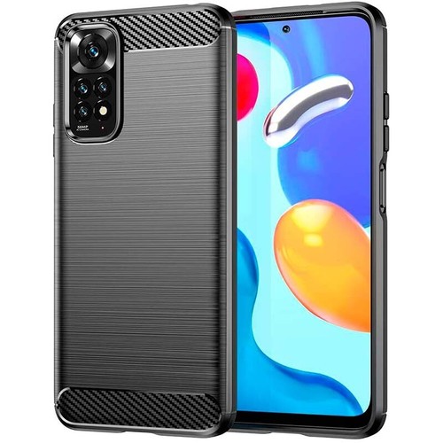 Shockproof Case For Xiaomi Redmi Note 11 PRO 5G Carbon Fibre Effect ...