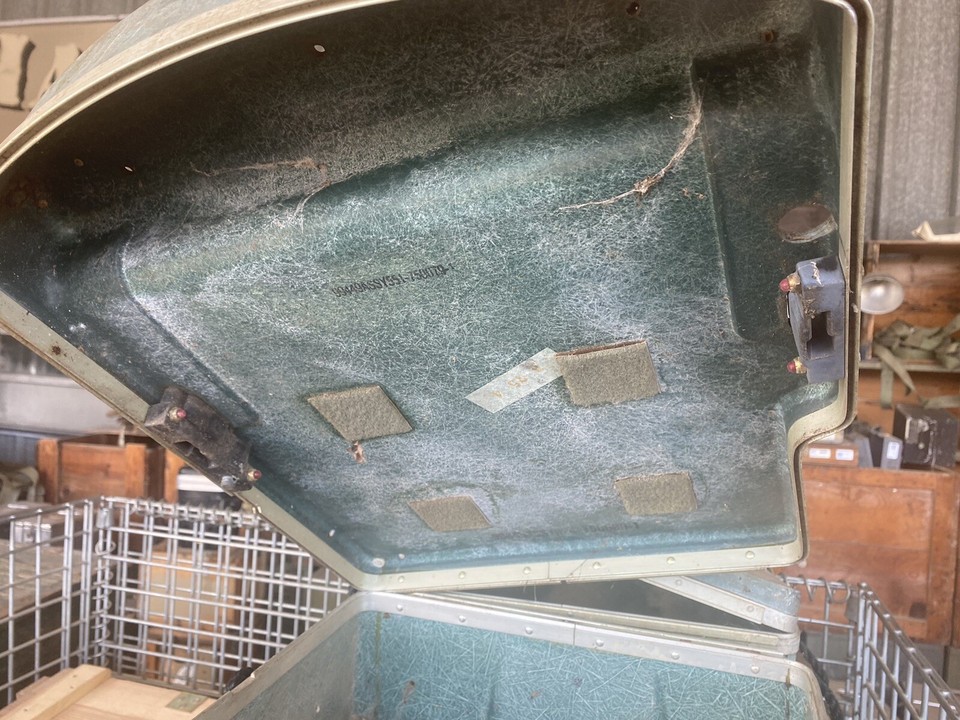 USAF B-52 Ejection Seat Survival Kit Container CNU-111 no guts LOT OF 2 ...