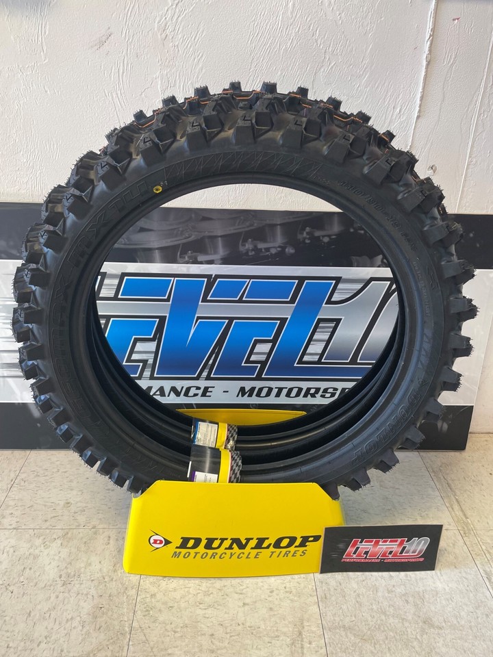 Dunlop MX34 Front 80/100-21 & MX14 Rear 100/90-19 Tire Set (SET ...