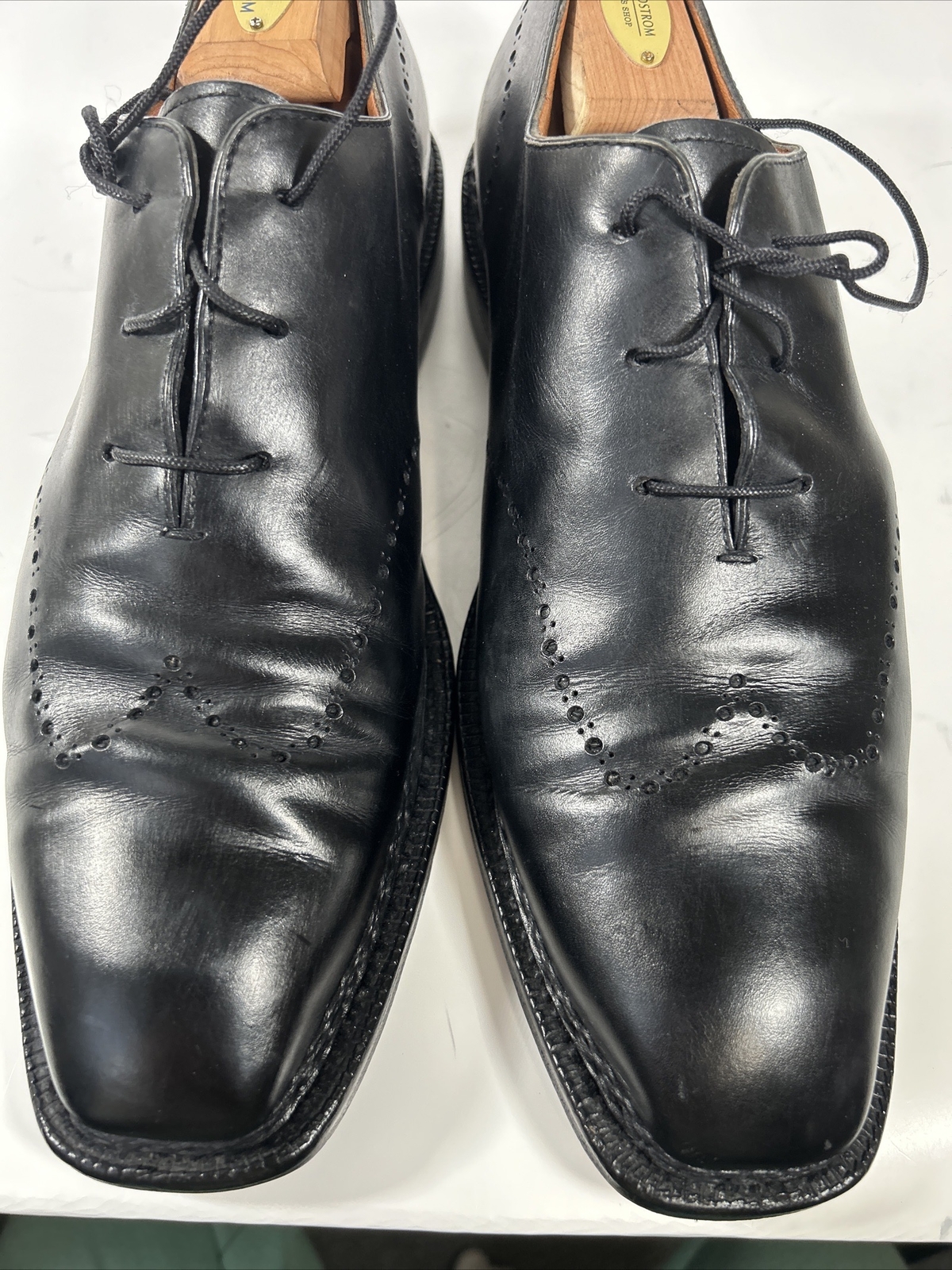 RARE MORESCHI Tirolese wholecut brogue shoes Size 11 - Gem