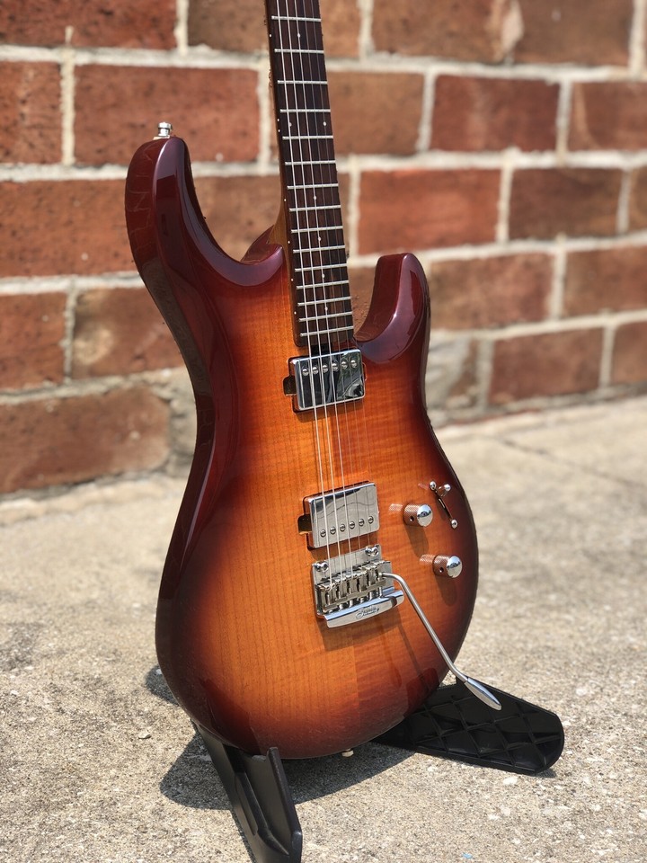Sterling Luke Signature LK-100-HZB Flamed Maple Hazel Burst w/gig bag ...