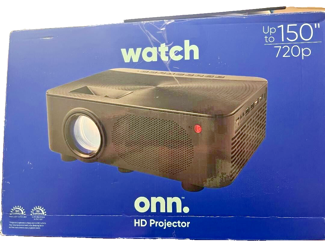ONN 720P HD Home Theater Projector Black | eBay