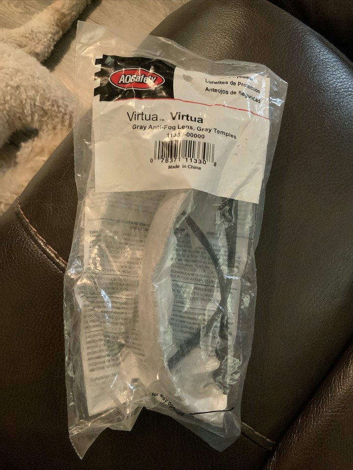 3M Virtua Protective Eyewear 11330-00000-20 Gray Anti-Fog Lens Safety ...