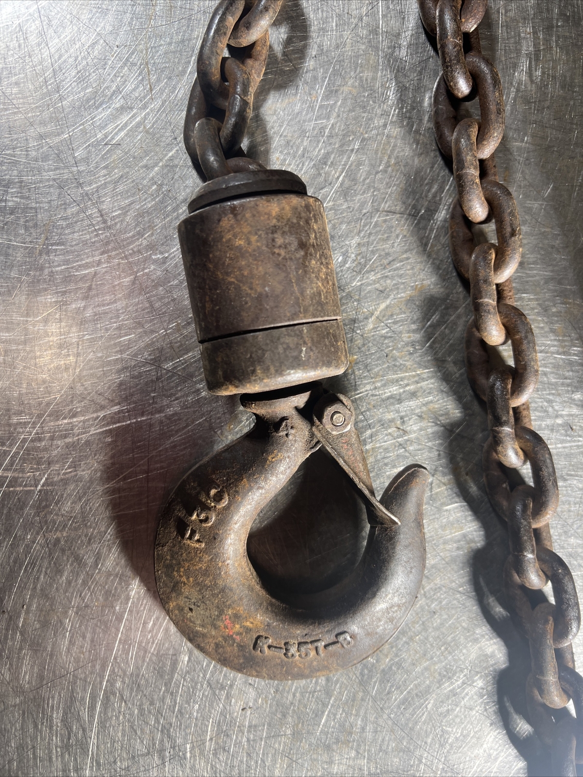 Tugit 1 Ton Ratchet Chain Hoist Come-A-long Winch Rigging. Item ID #2 ...