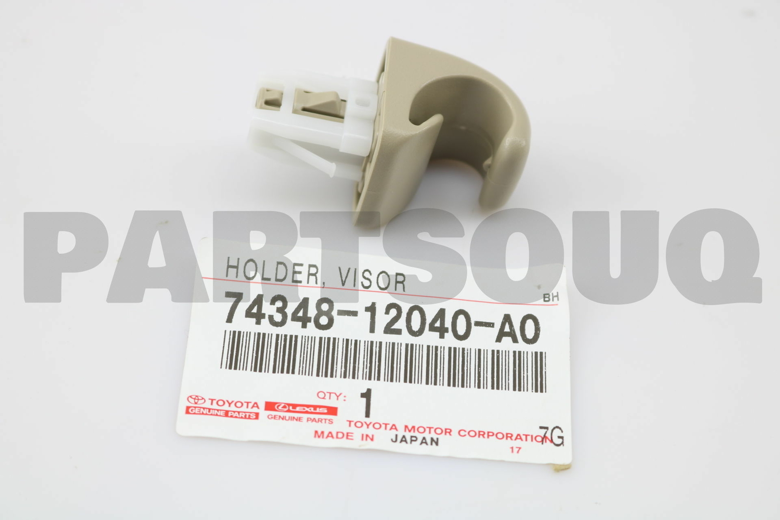 7434812040A0 Genuine Toyota HOLDER, VISOR, RH/LH 74348-12040-A0 | eBay