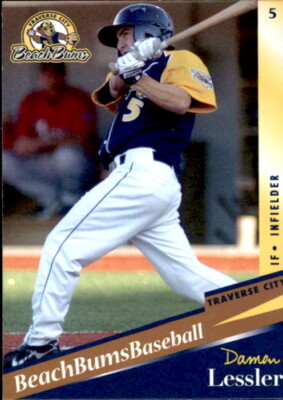 2008 Traverse City Beach Bums Team Issue #13 Damon Lessler Castro ...