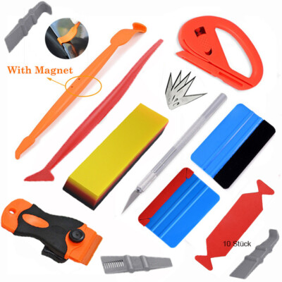 Carbon Fibre Car Sticker Application Tools Kit ,Window Tint Install PPF ...