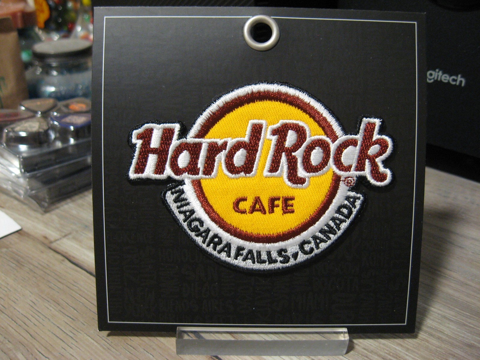 Classic Hard Rock Cafe HRC Logo Iron-On Sew-On Patch - Niagara Falls ...
