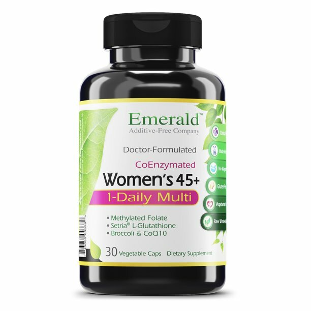 Emerald Labs Women's 45+ 1-Daily Multi - Multivitamin with CoQ10- B ...