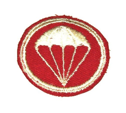 ORIGINAL EMBROIDERED TWILL WW2 AIRBORNE PARATROOPER ARTILLERY CAP PATCH ...