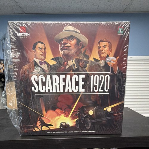 Redzen Games Scarface 1920 Board Game Miniatures Deck Building Area ...