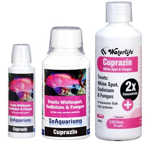 Waterlife Cuprazin 100ml 250ml 500ml 1000ml Marine Aquarium Copper ...