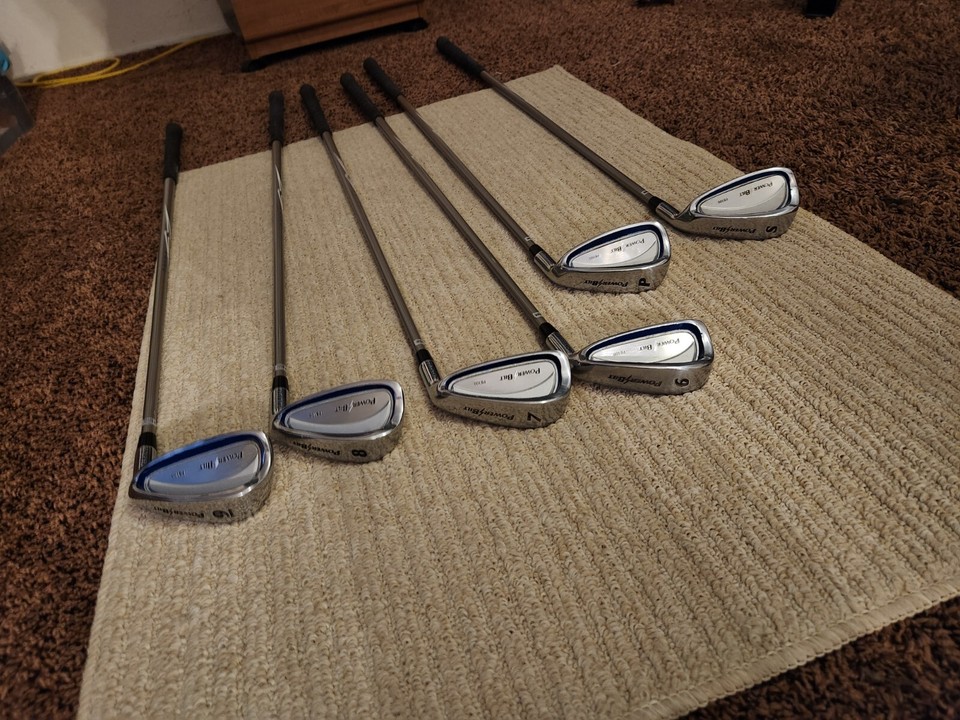 Powerbilt Golf Clubs P 5100 Great Condition 12 Clubs total | eBay