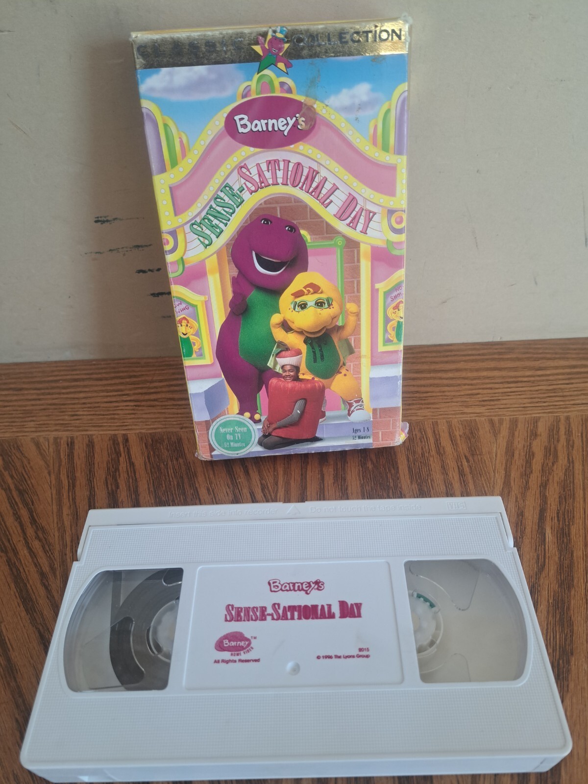 Classic Collection Barney’s Sense-Sational Day VHS 1997 Ages 1-8 ...