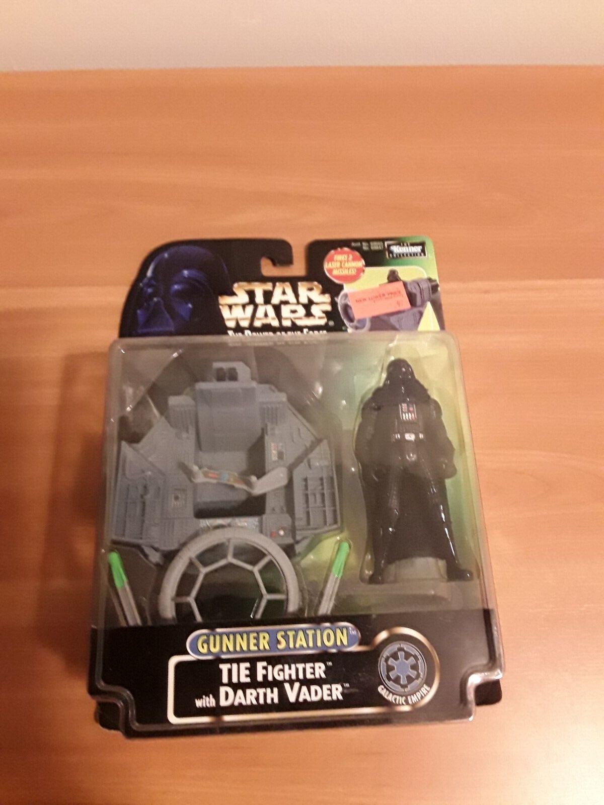 1998 Kenner Star Wars Tie Fighter Gunner Station w/ Darth Vader (Sealed ...
