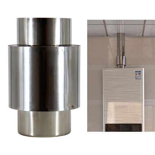 Stove Pipe Chimney Tent Pipe Flue Extension Tube Adapter for Wood Log ...